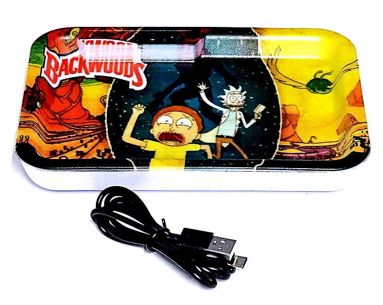 Backwoods Rick and Morty LED Rolling Tray – Xeno Imports