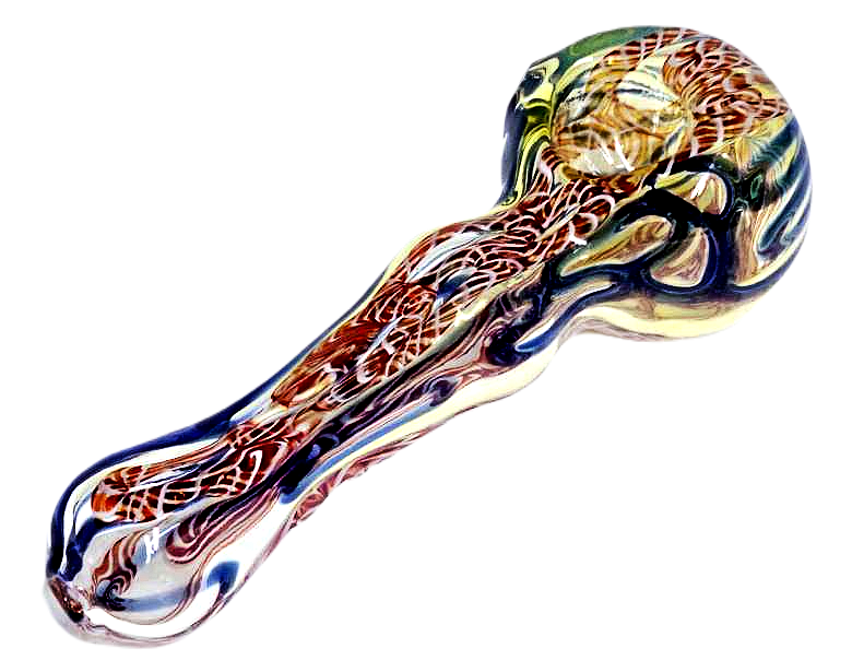 (20) 13CM Marble Colour Glass Pipe – Xeno Imports