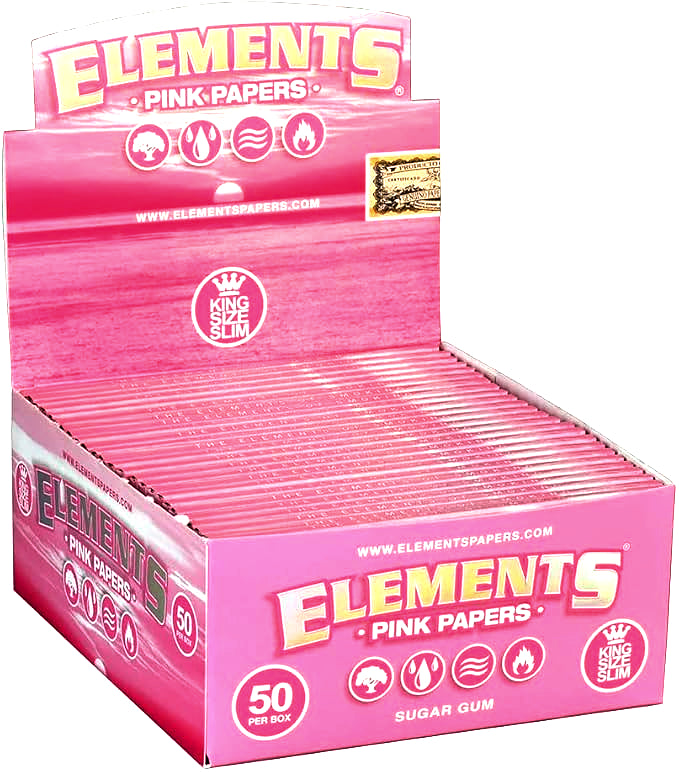Elements King Size Pink Paper – Xeno Imports