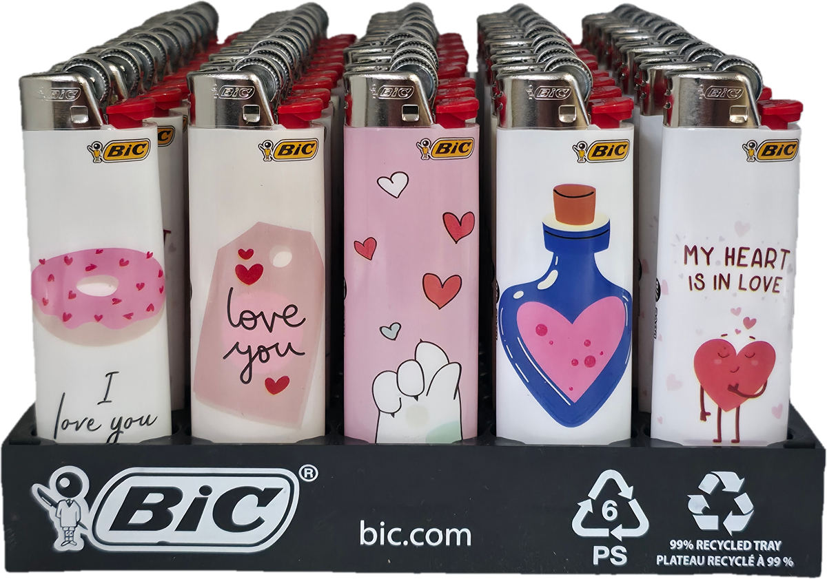 Bic J26 Maxi Lighter Love – Xeno Imports