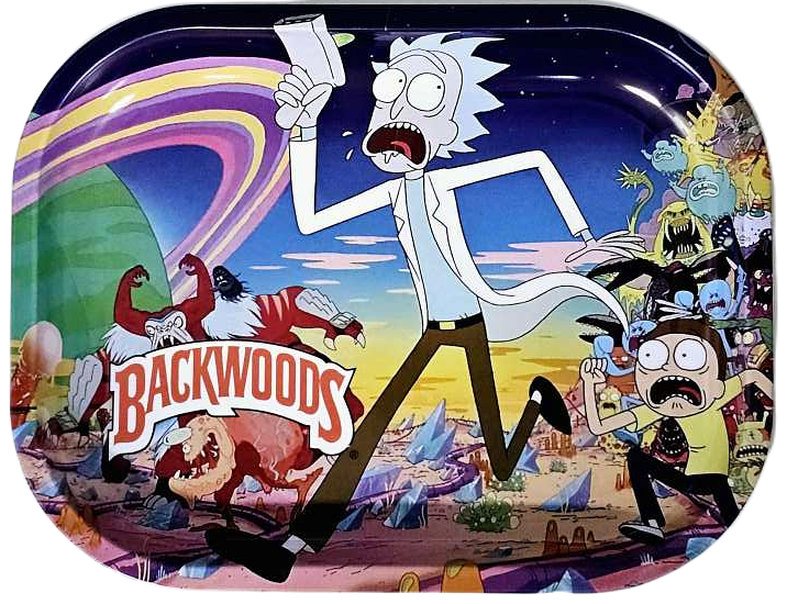 Backwoods Rick n Morty Rolling Tray Mini – Xeno Imports