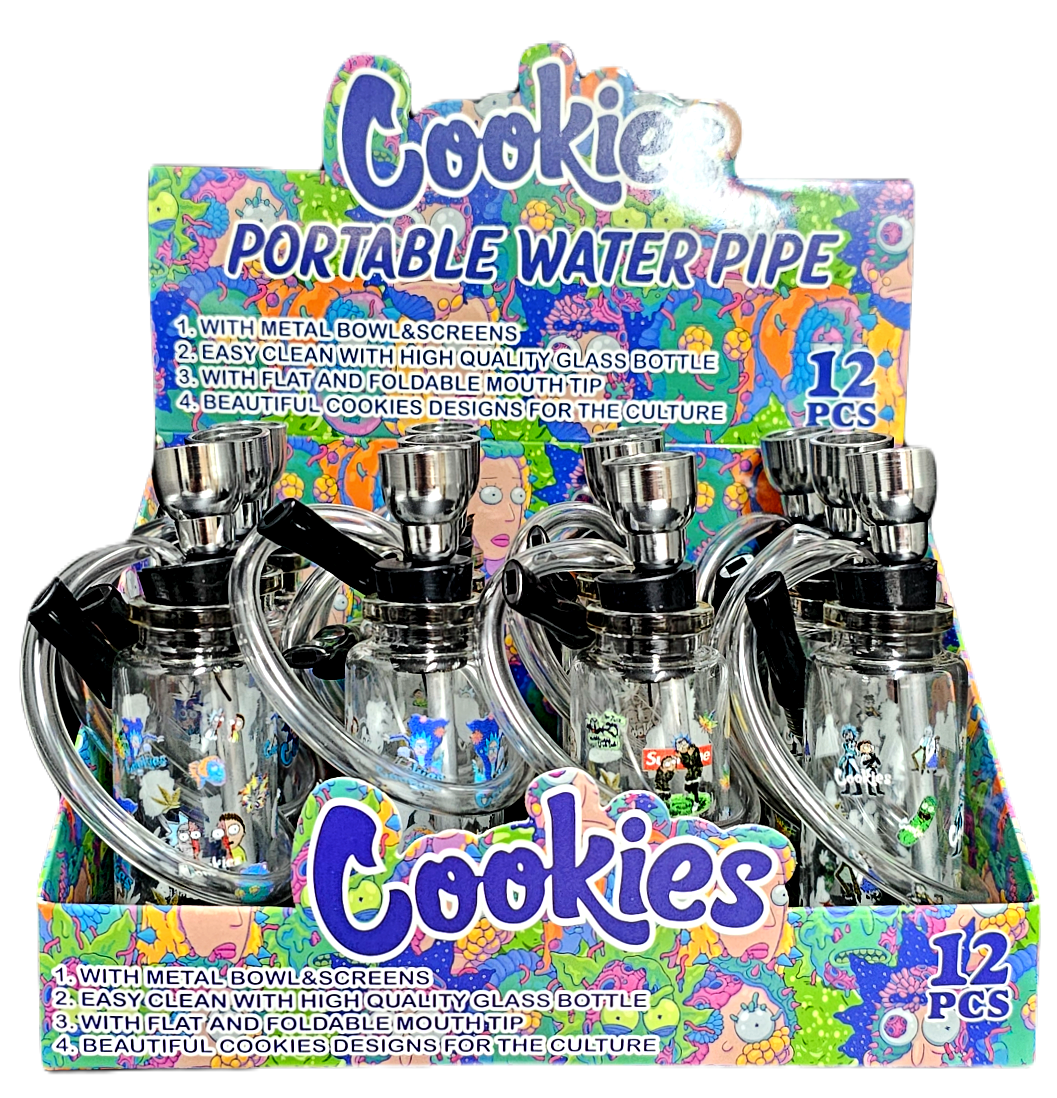 Cookies Mini Hookah Waterpipe Display 12pk – Xeno Imports