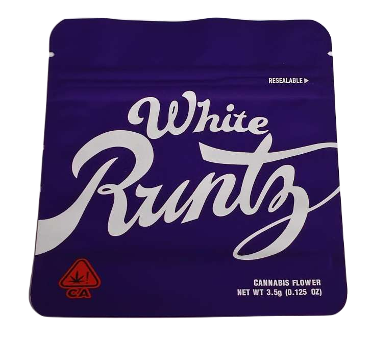 White Runtz Smell Proof Gram Bag 10pk – Xeno Imports