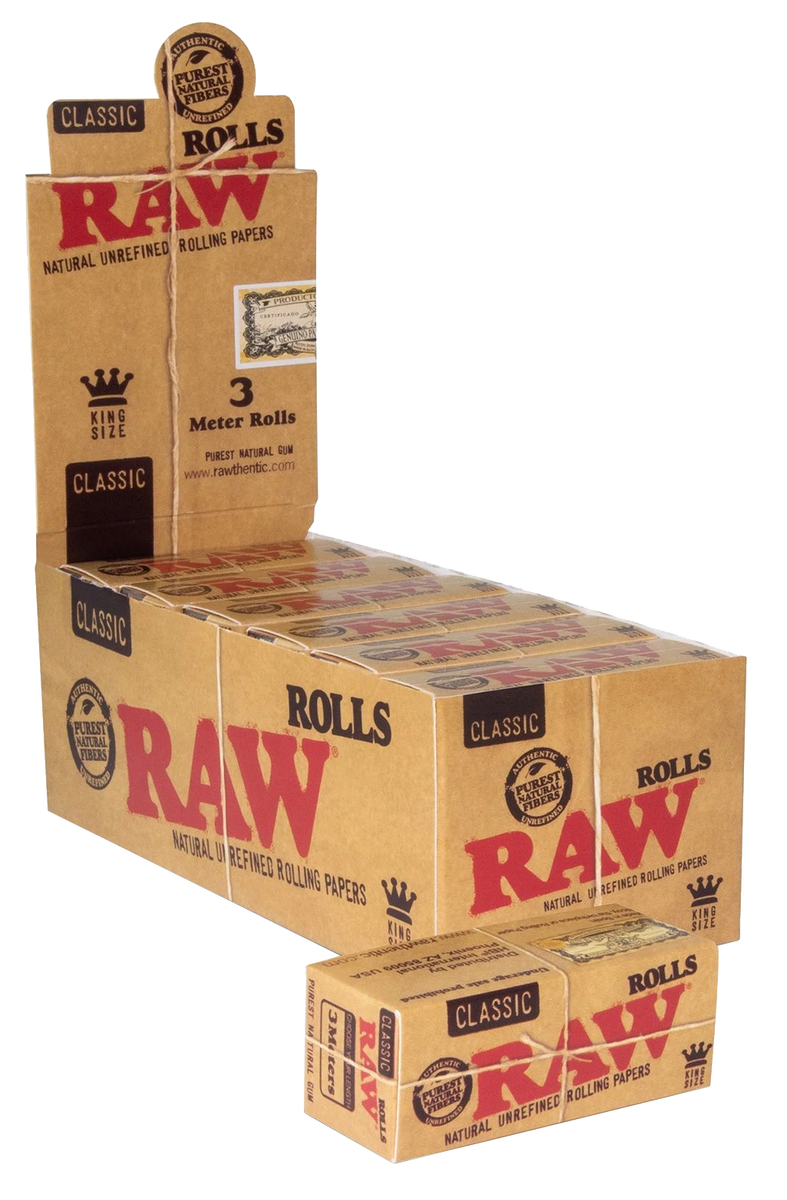 RAW Classic Kingsize 3 Meter Rolls – Xeno Imports
