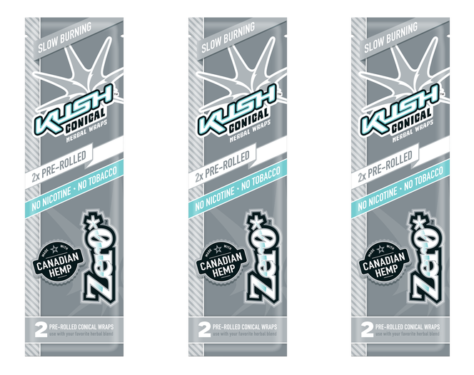 Kush Conical Pre-Rolled Wraps Zero – Xeno Imports